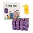 Poop Bags Rolls - 9x13 Inch Pink Strawberry Pet Waste Bags with ...