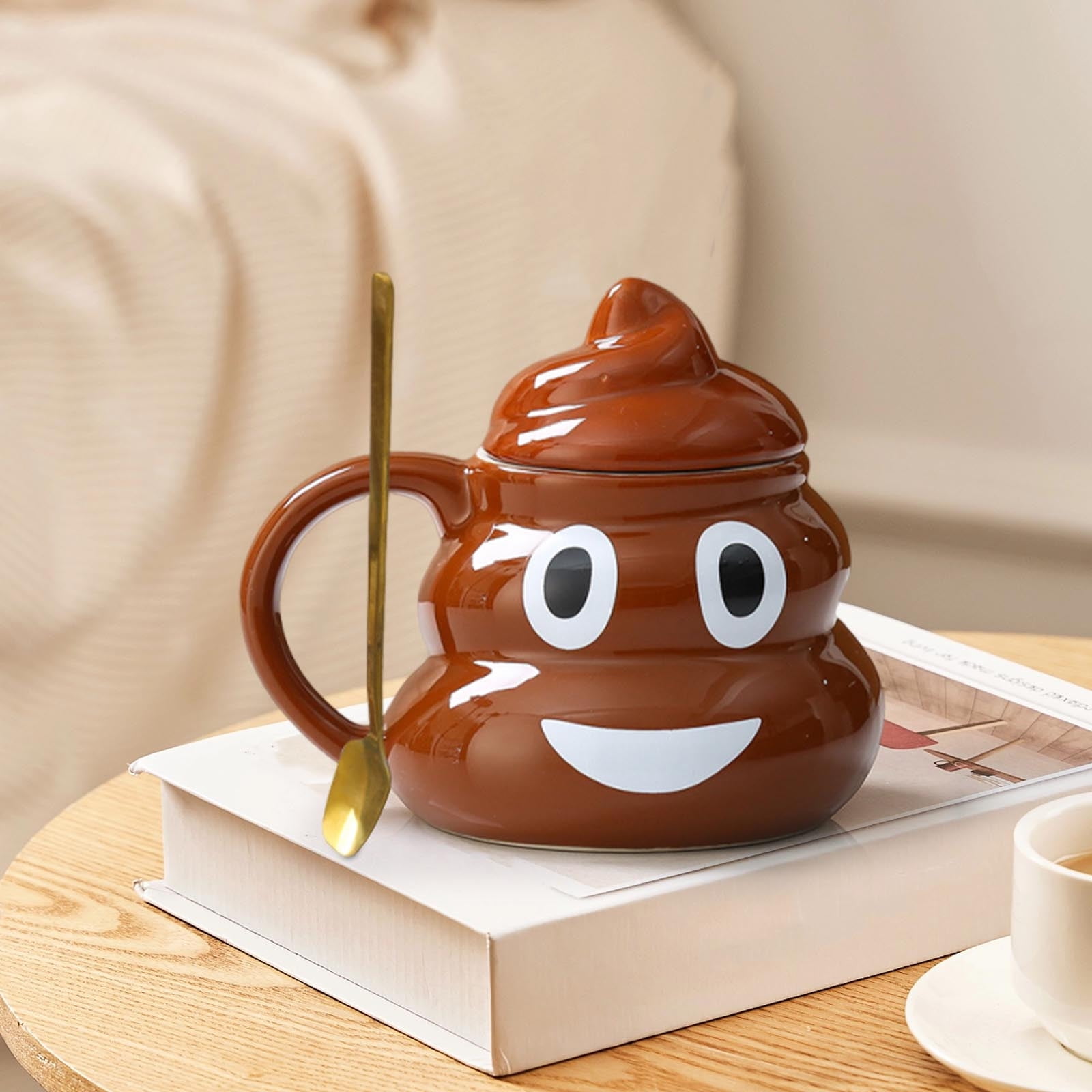 Poop Coffee Mug Poop Mug Coffee, Brown Poop Shaped Ceramic Cup, Funny ...