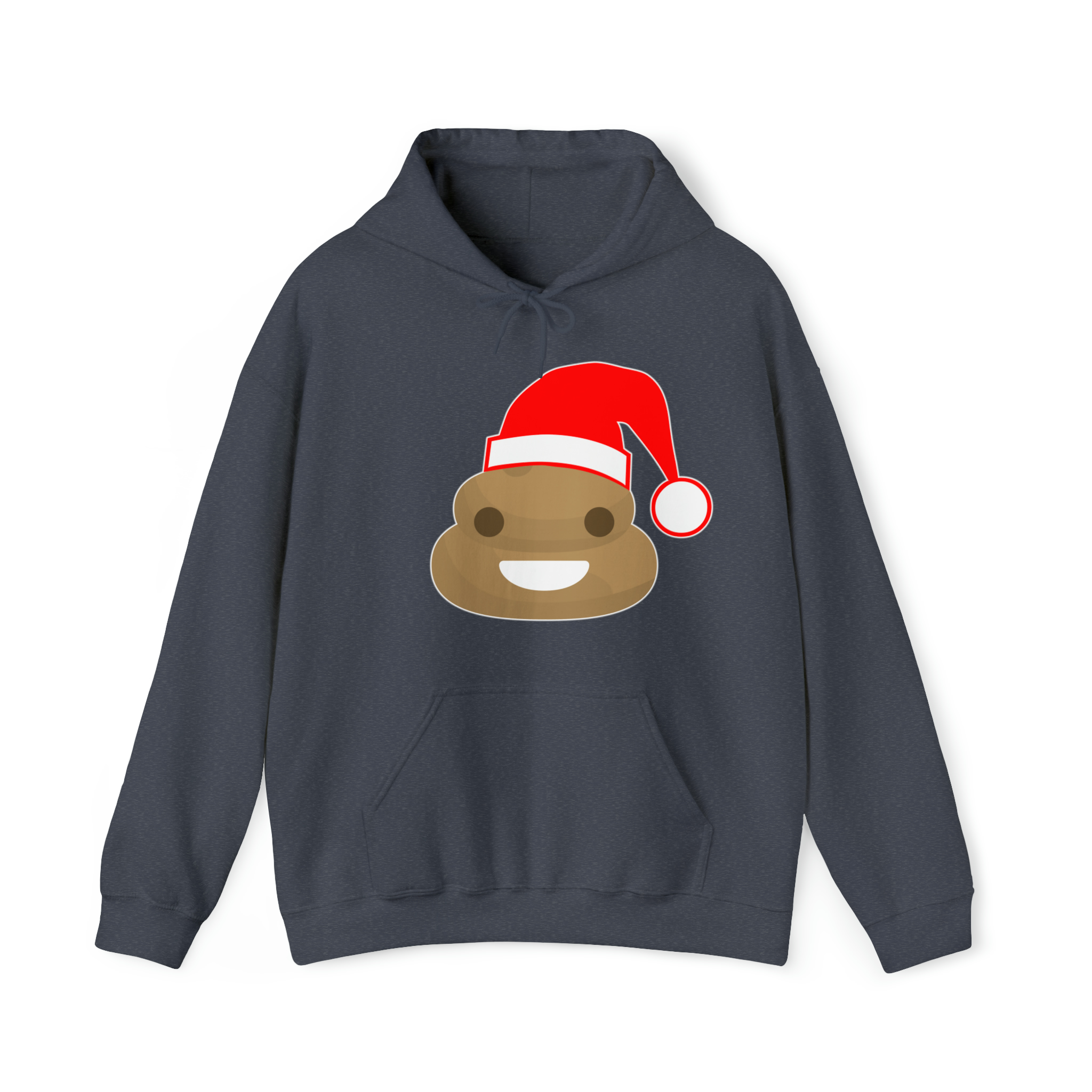 Poop Emoji Santa Graphic Hoodie Sweatshirt, Sizes S-5XL - Walmart.com