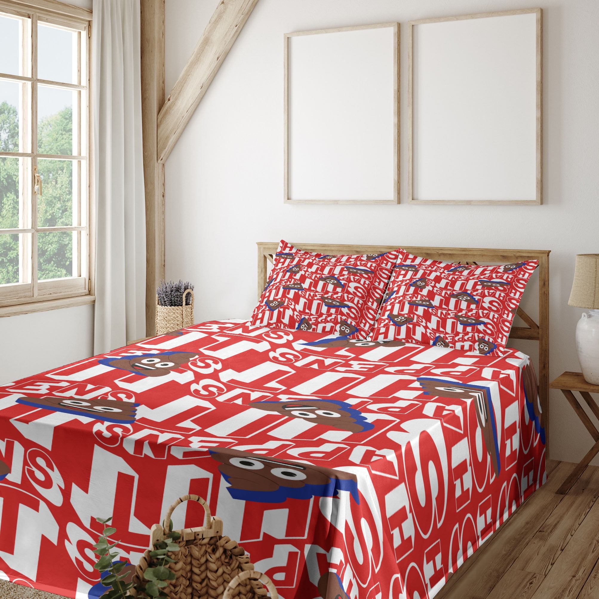 Poop Emoji Sheet Set, Groovy Graffiti Vibes with Funny Pile of Poo ...