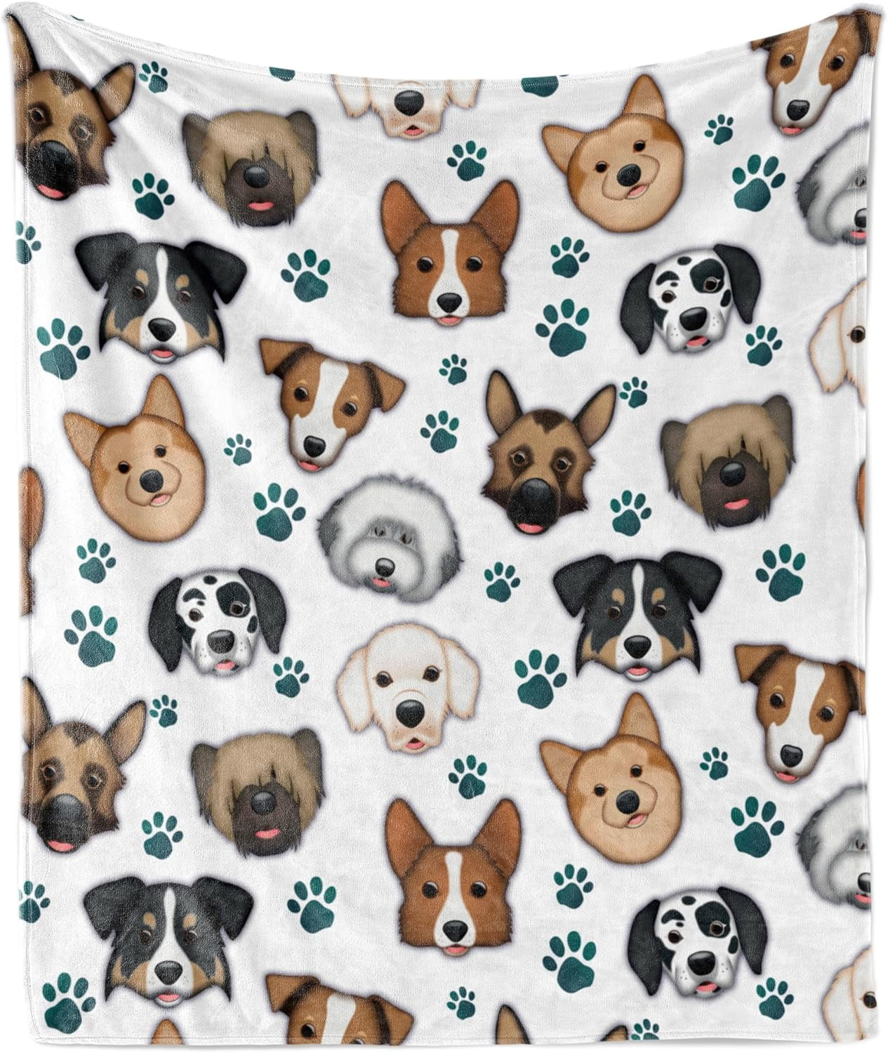 Poop Emoji Throw Blanket, Modern Repetitive Pattern of Pile of Poo and ...