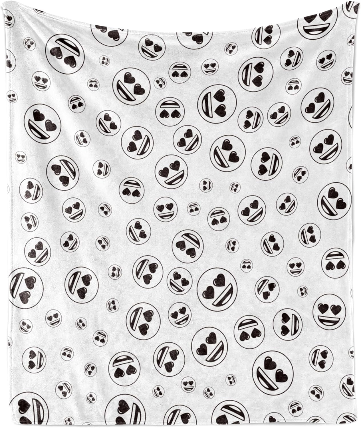 Poop Emoji Throw Blanket, Modern Repetitive Pattern of Pile of Poo and ...
