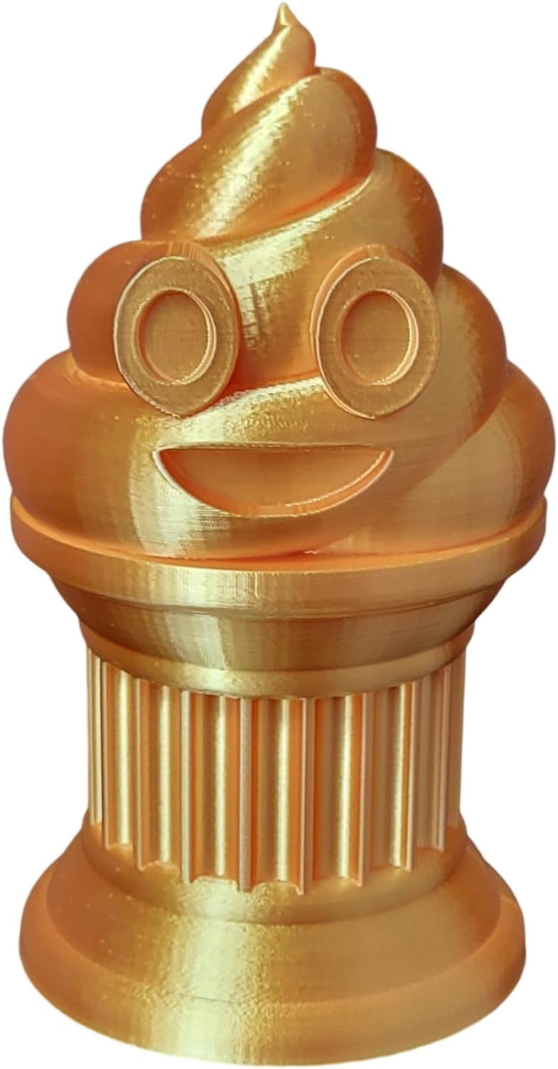 Poop Emoji Trophy - Perfect Award or Gift - Handmade w/Additive ...