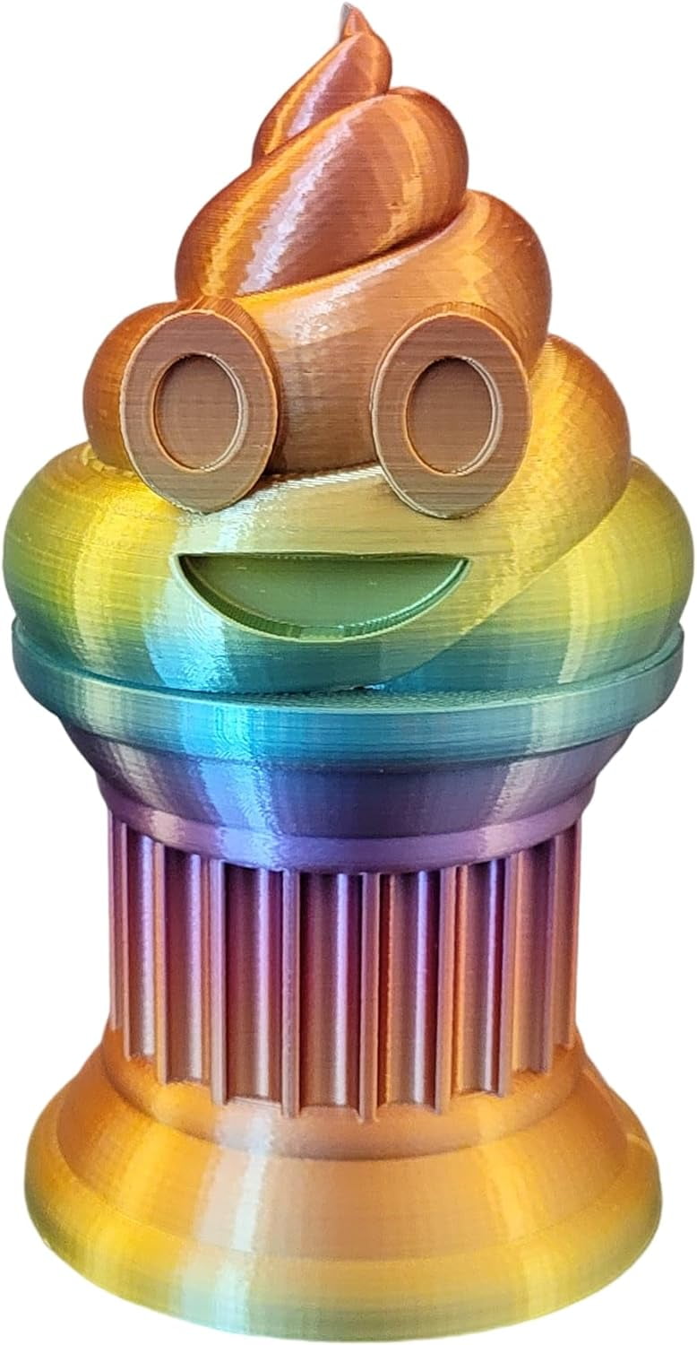 Poop Emoji Trophy - Perfect Award or Gift - Handmade w/Additive ...