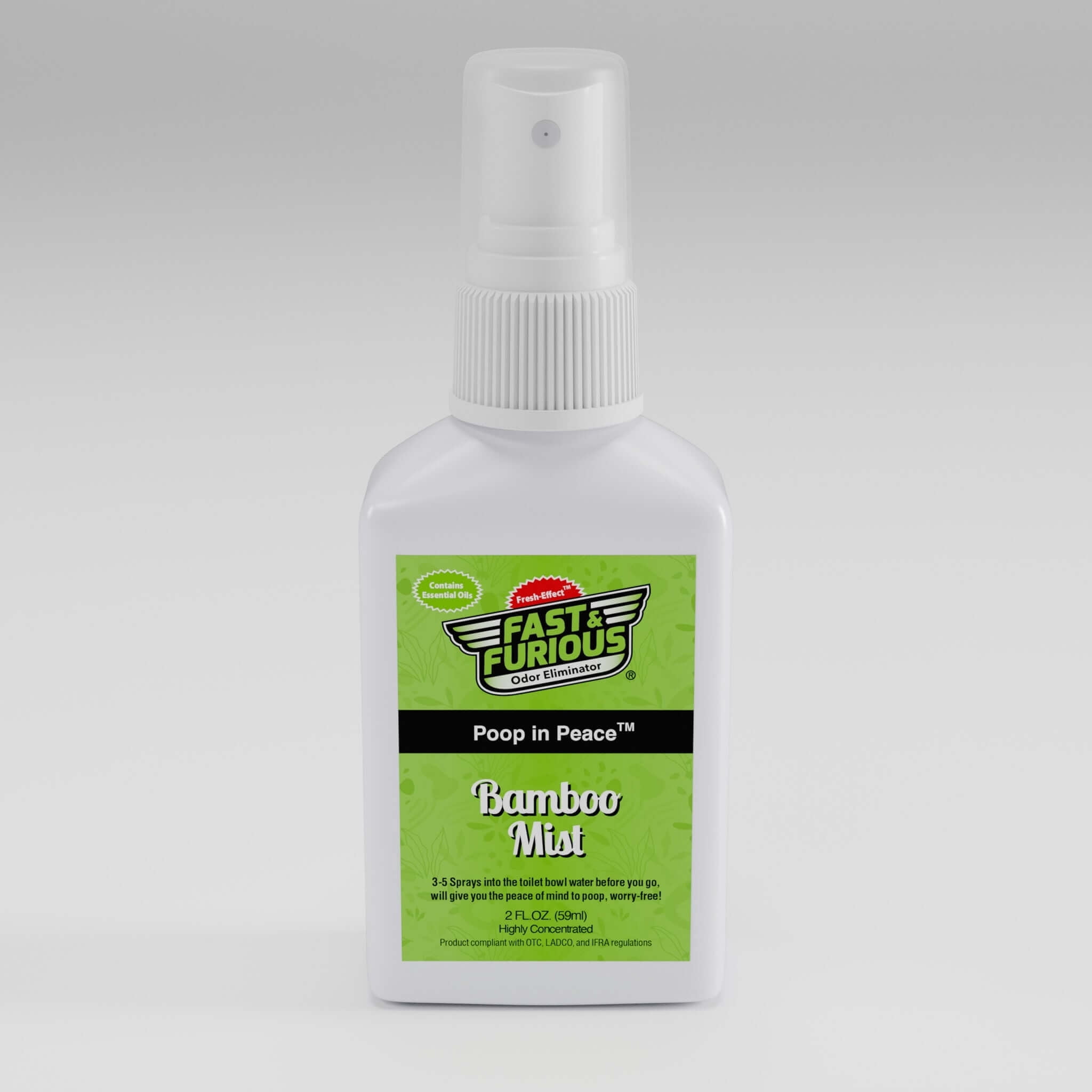 Poop In Peace Before-You-Go Toilet Spray - Bamboo Mist Scent (2 FL. OZ ...