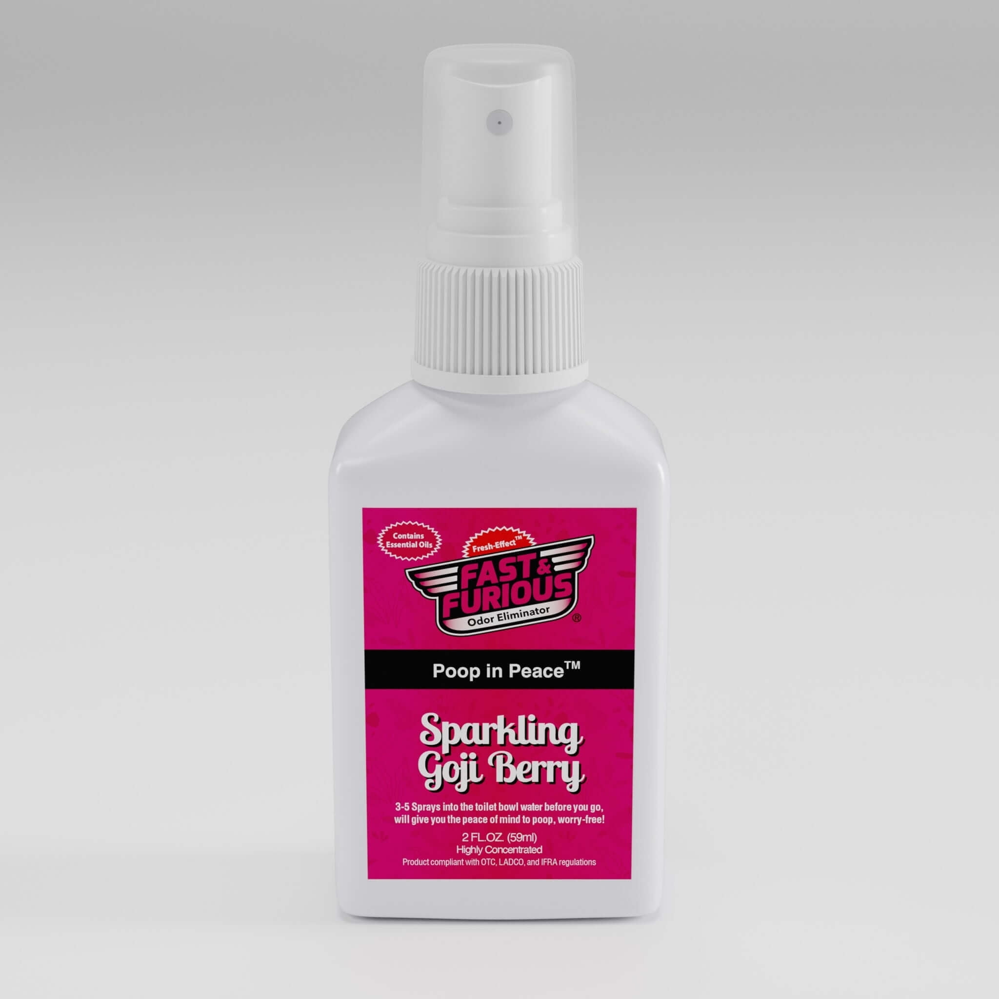 Poop In Peace Before-You-Go Toilet Spray - Sparkling Goji Berry Scent ...