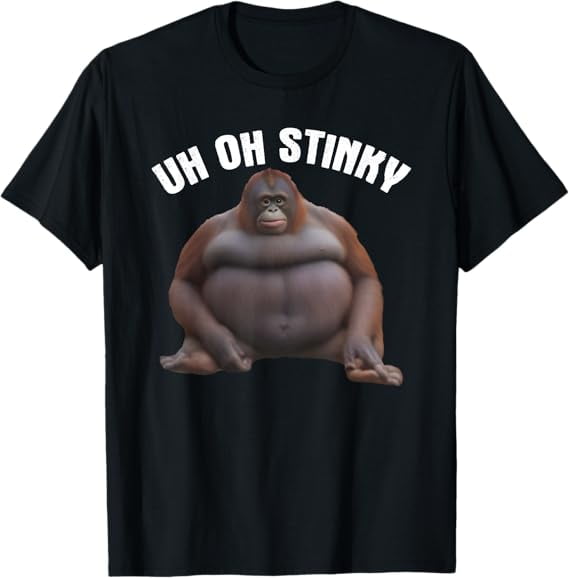Poop Meme Uh Oh Stinky T-Shirt - Walmart.com