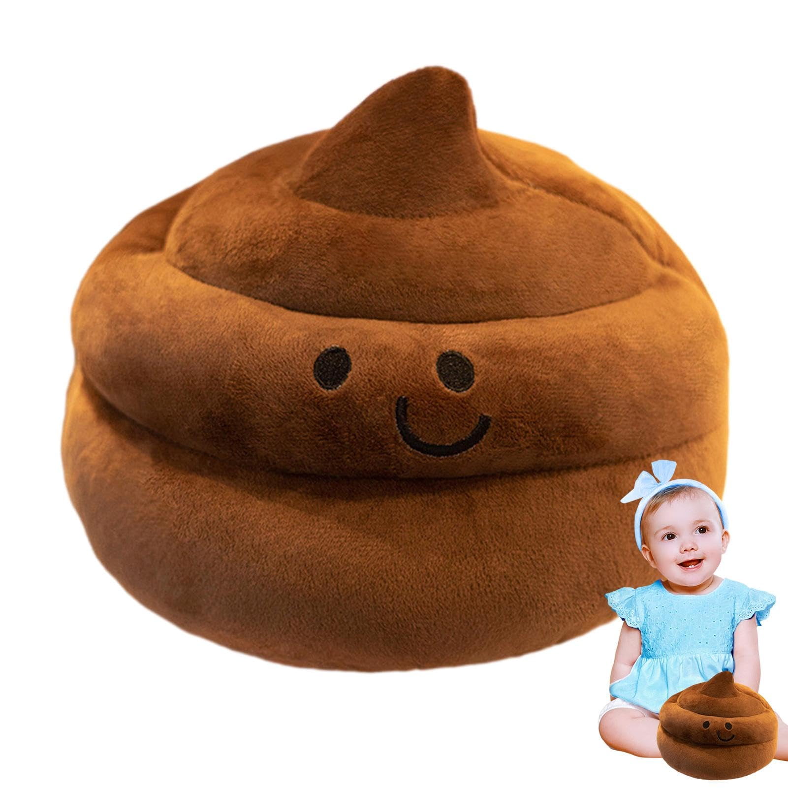 Poop Plush | Poop Face Stuffed Plush,Spoof Poo Plush Toy, Stuffed Poop ...