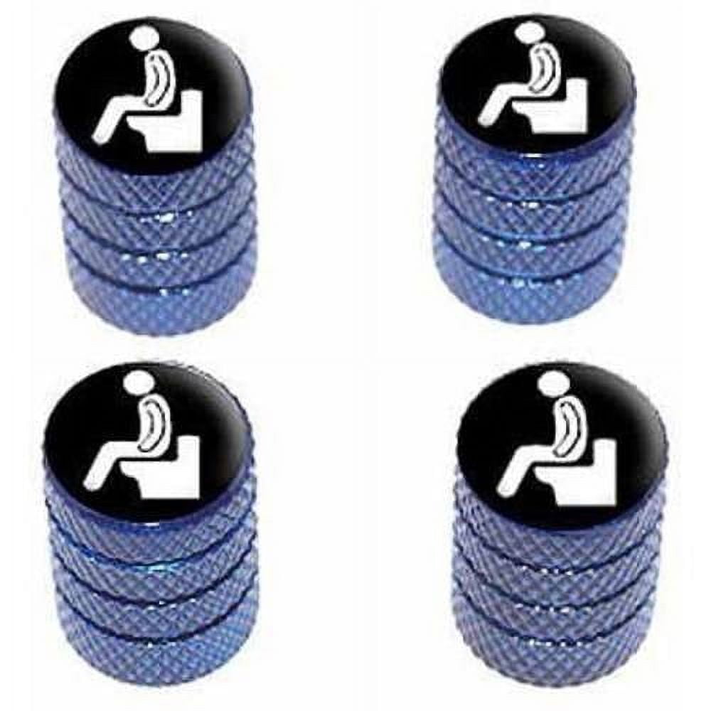 Poop Pooping Tire Rim Wheel Aluminum Valve Stem Caps, Multiple Colors ...