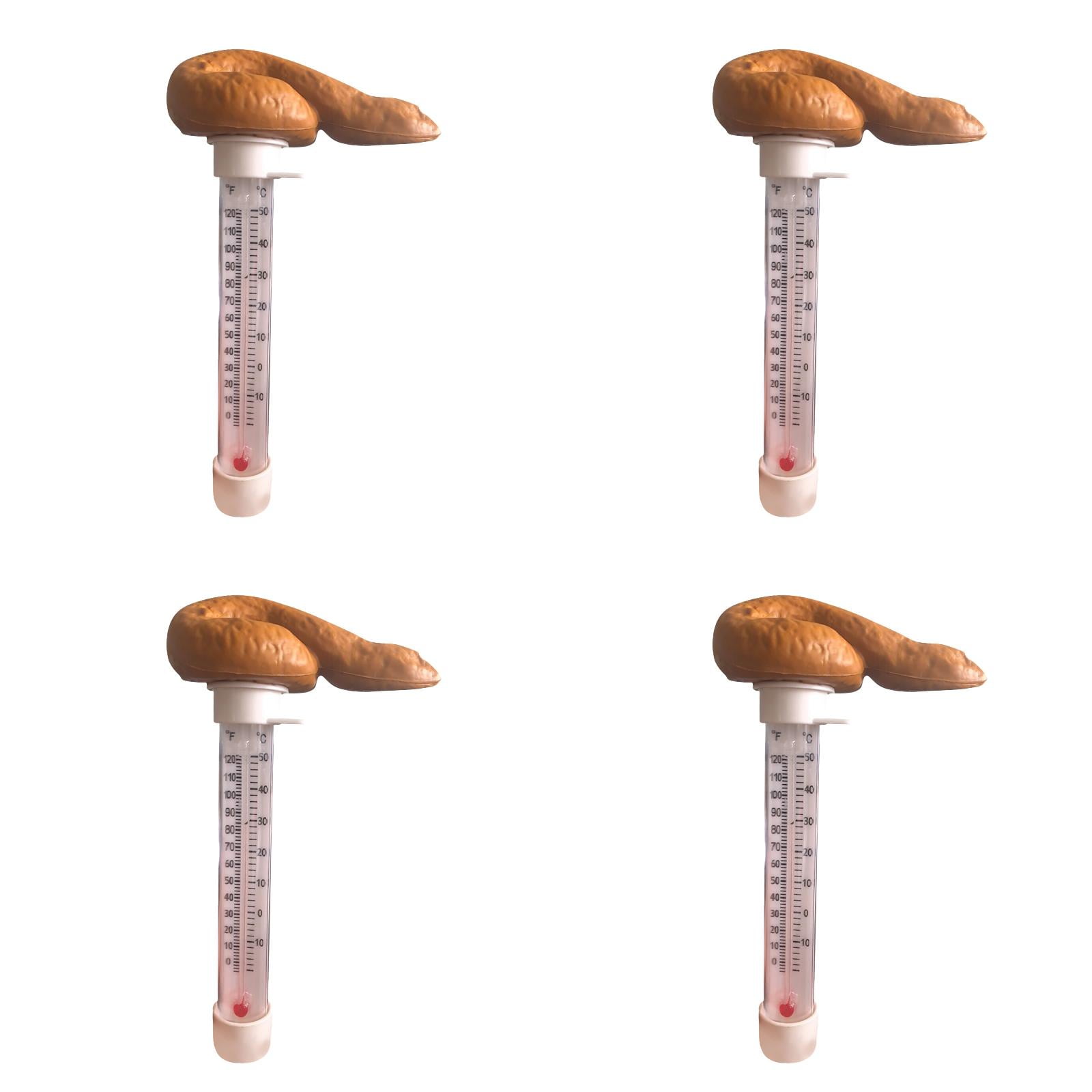 Poop-Shaped Pool Thermometer - Humorous Floating Water Temperature ...