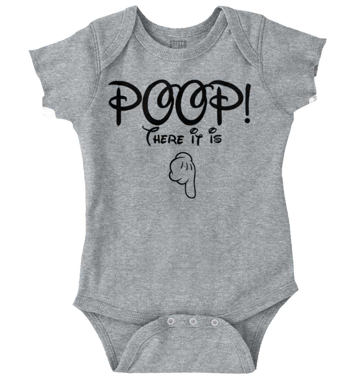 Poop There It Is Potty Training Romper Boys or Girls Infant Baby Brisco ...
