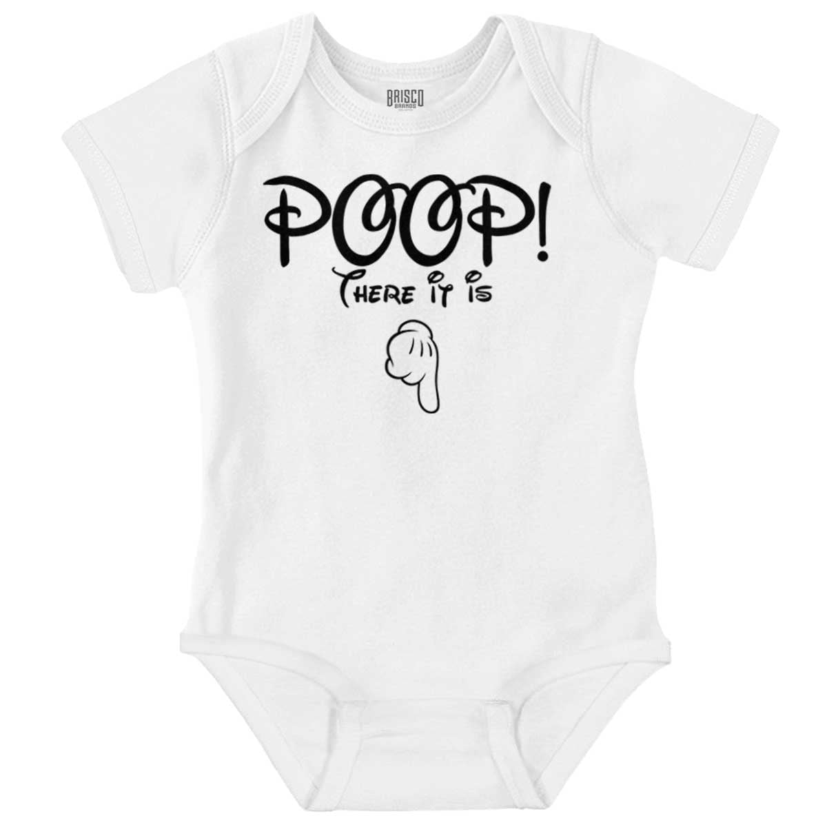 Poop There It Is Potty Training Romper Boys or Girls Infant Baby Brisco ...
