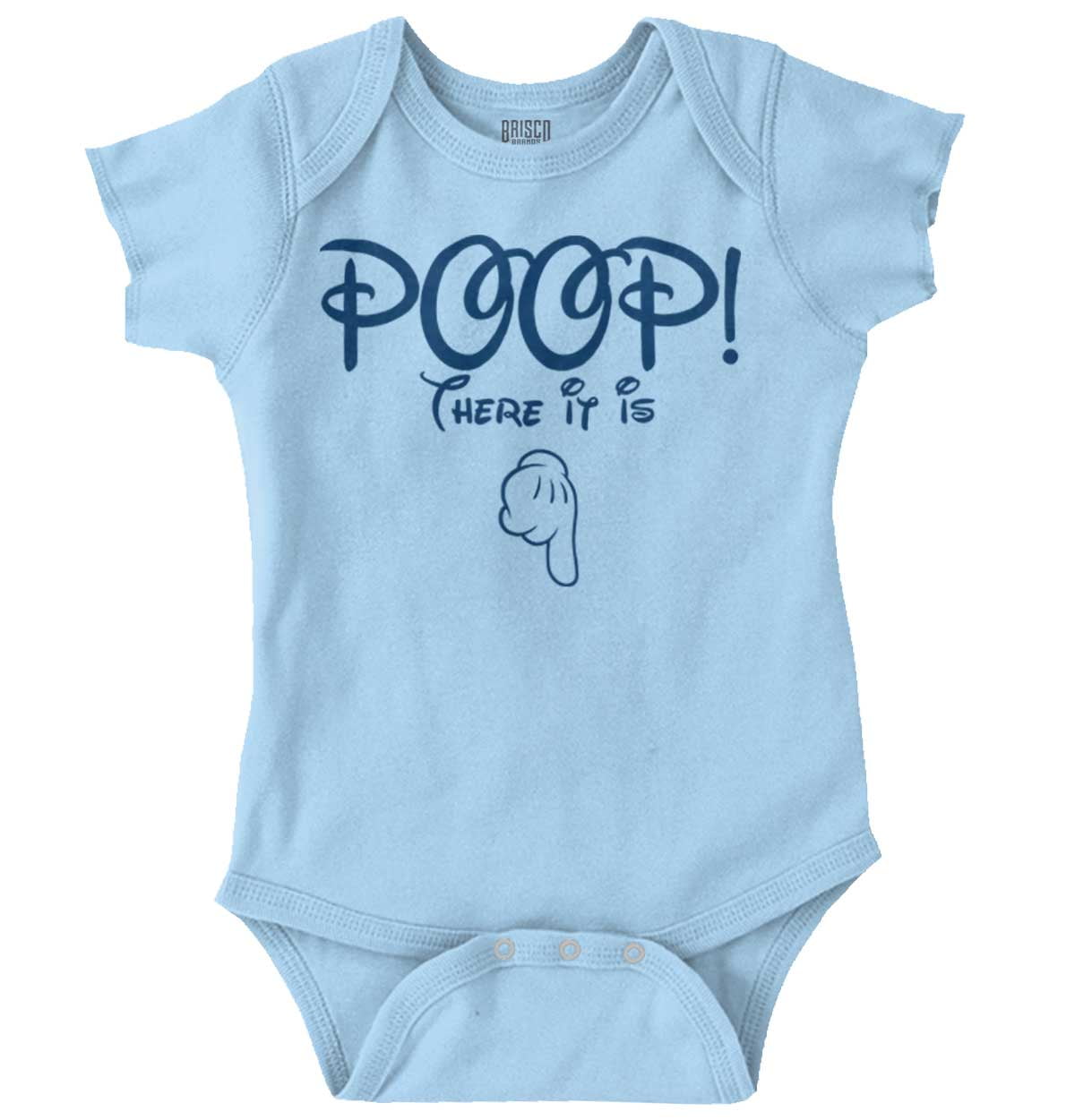 Poop There It Is Potty Training Romper Boys or Girls Infant Baby Brisco ...