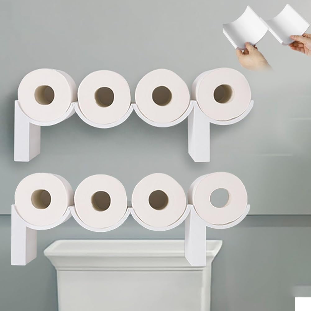 Poop Toilet Paper Holder Shelf, Funny Toilet Paper Holder Poop Tp ...