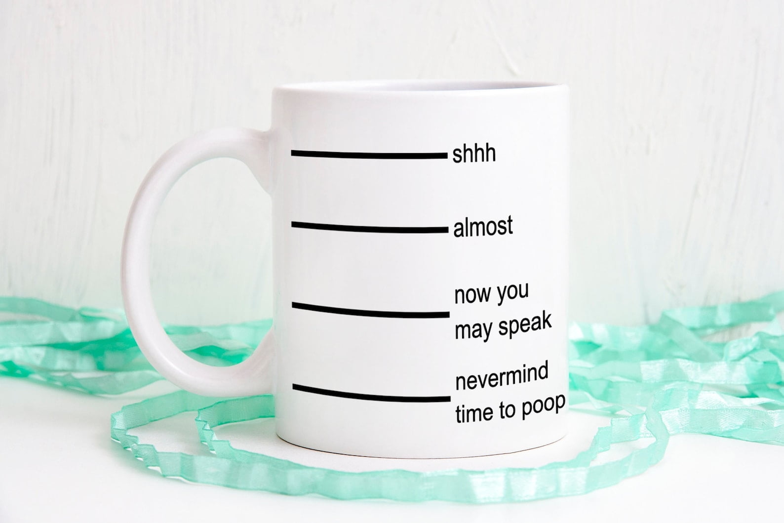 Poop mug, shhh mug, Funny coffee mug, now you may speak, coffee mug ...