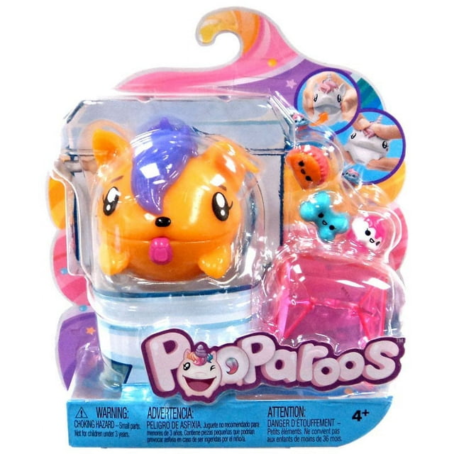 Pooparoos Squishy Pooping Pet Toy with Food Accessories, for 5 Year ...