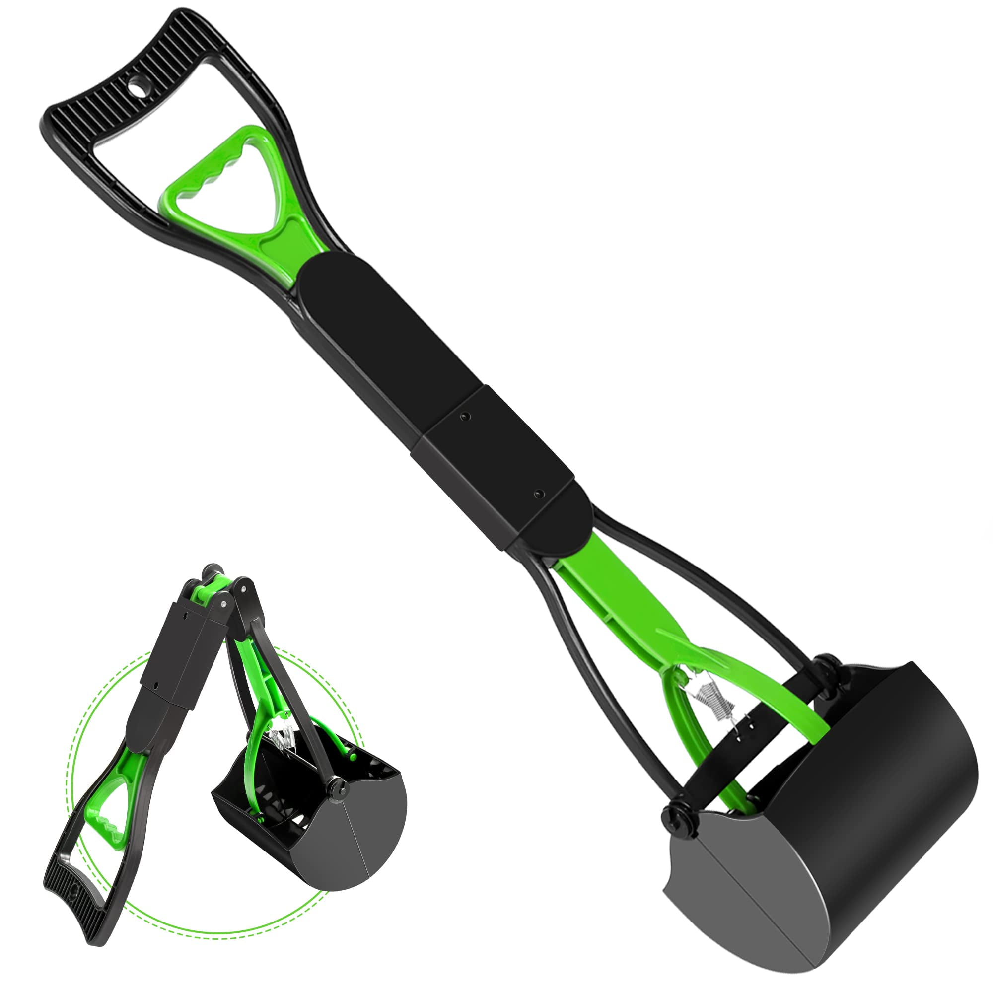 Pooper Scooper for Large Small Dogs, Foldable Dog Poop Waste Pick Up ...