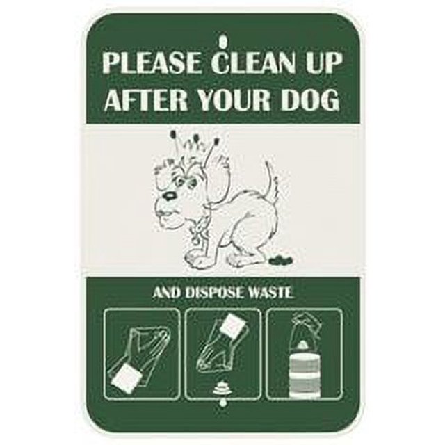 Poopy Pouch Pet Waste Station Replacement Sign - Walmart.com