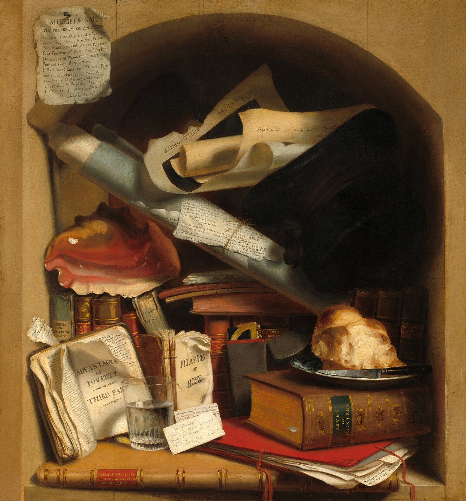 Poor Artist's Cupboard by Charles Bird King - 12" x 18" Art Print Wall ...