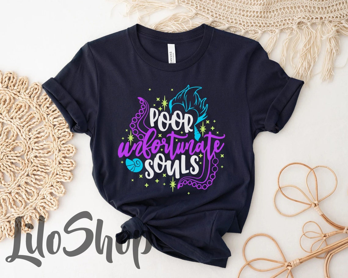 Poor Unfortunate Souls Shirt, Ursula Shirt, Ursula Villain Shirt, Epcot ...