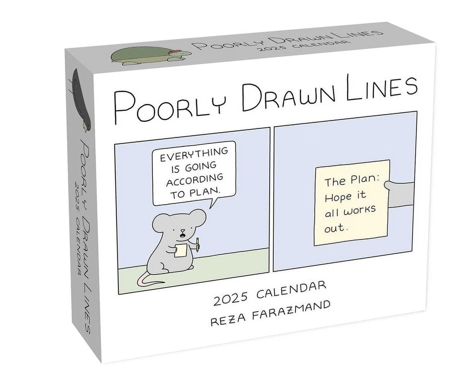 Poorly Drawn Lines 2025 Day-To-Day Calendar, (Paperback) - Walmart.com