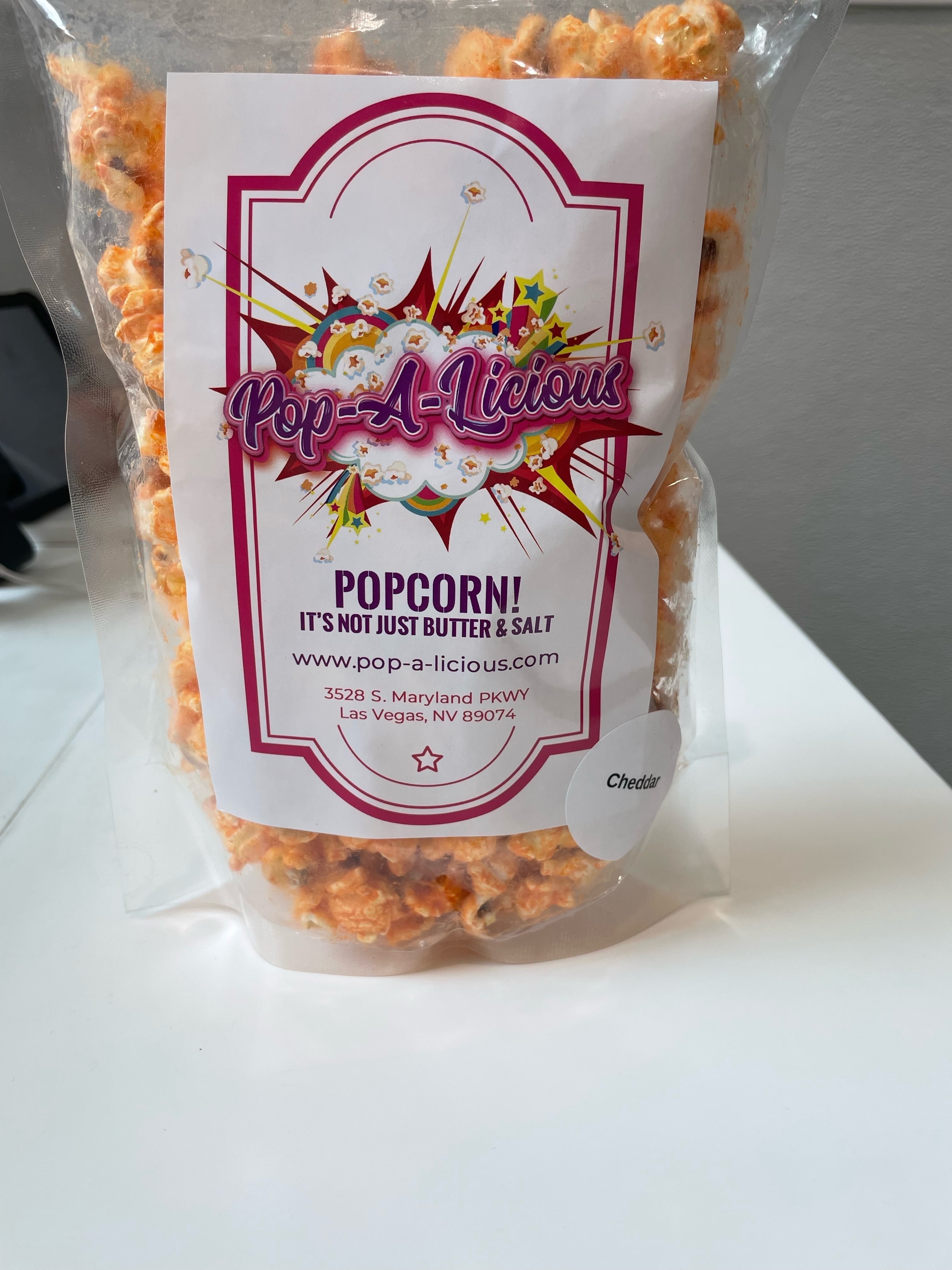 Pop-A-Licious Cheddar Cheese Popcorn, 3 oz. - Walmart.com