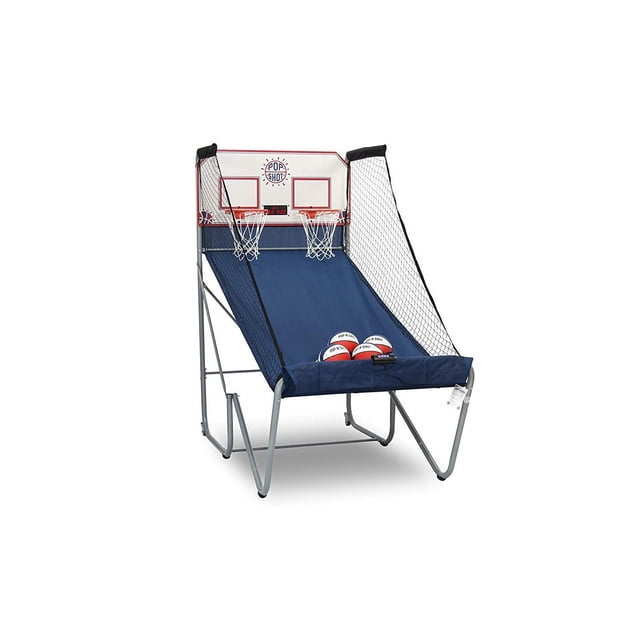 Pop-A-Shot Indoor Home Dual Shot Basketball Arcade Game: Sports Hoop ...