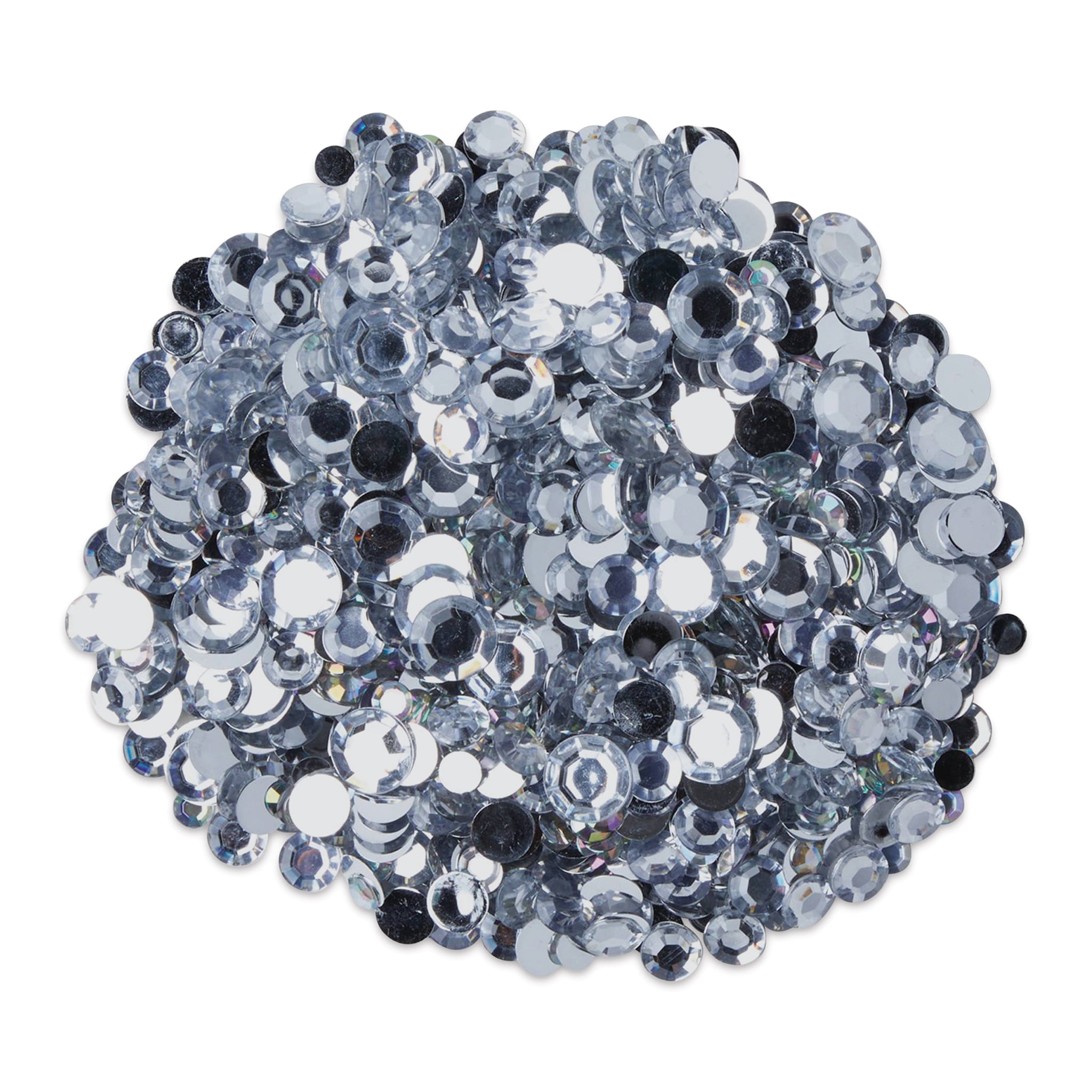 Pop! Acrylic Gems - Round, Crystal - Walmart.com