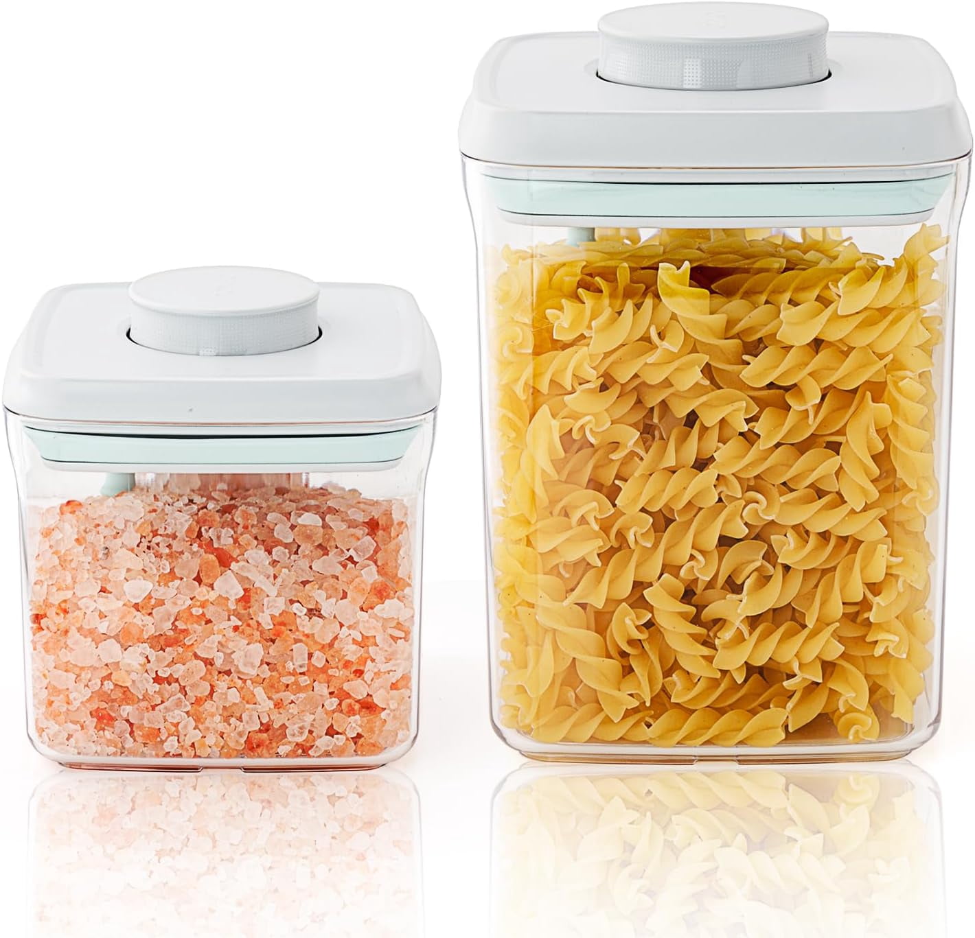 Pop Air Tight Containers Stackable- 2-Pack Cereal Storage Containers ...