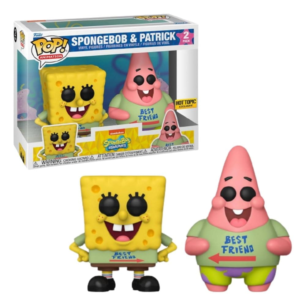 Funko Pop! Animation Collectible Toys: Spongebob Squarepants & Patrick ...