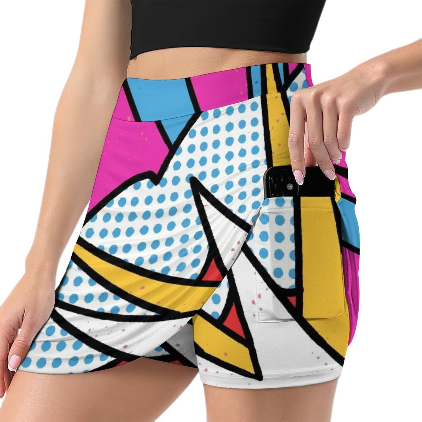 Pop Art Explosion Light proof trouser skirt clothing women summer 2024 ...