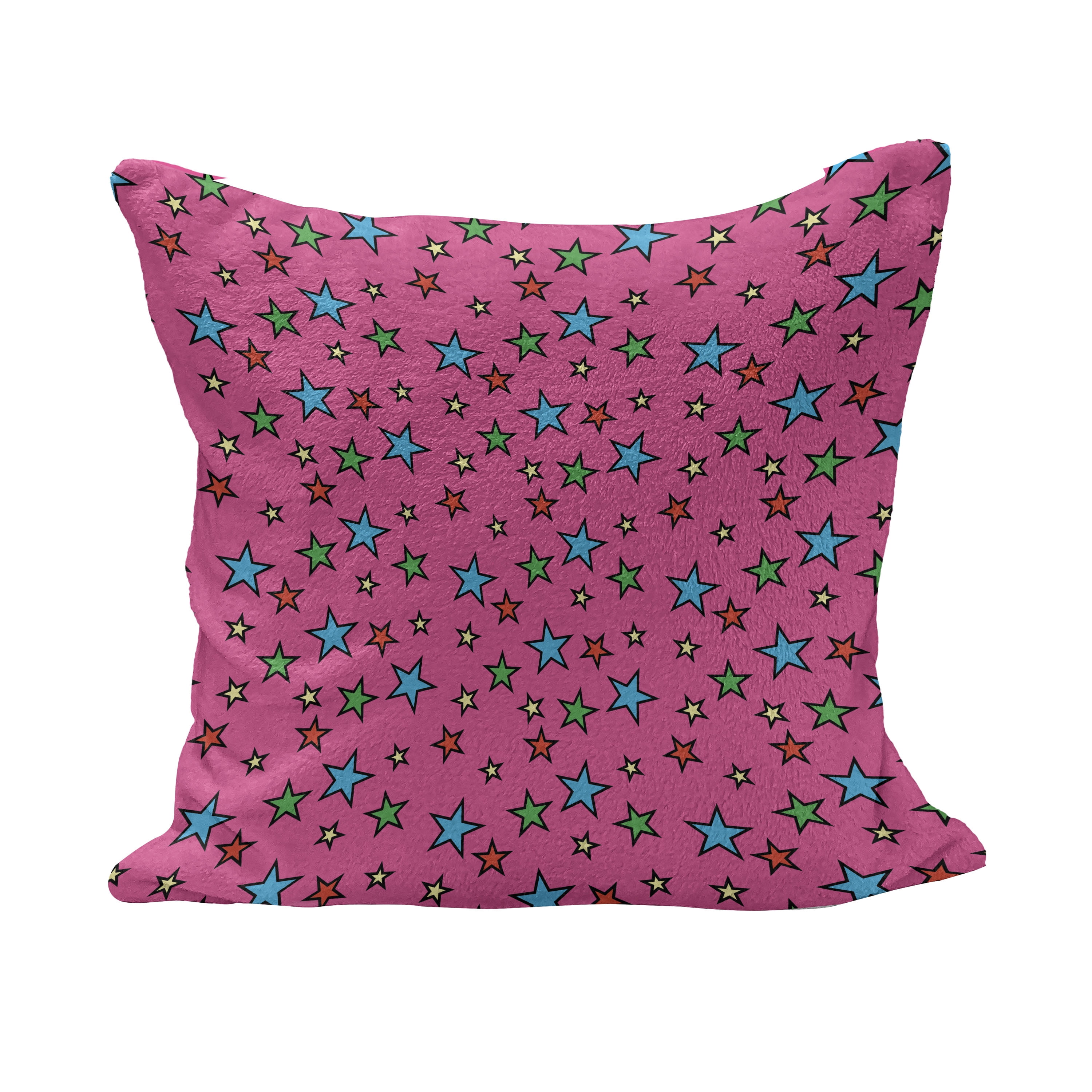 Pop Art Fluffy Throw Pillow Cushion Cover, Vintage Retro 50s Comics ...