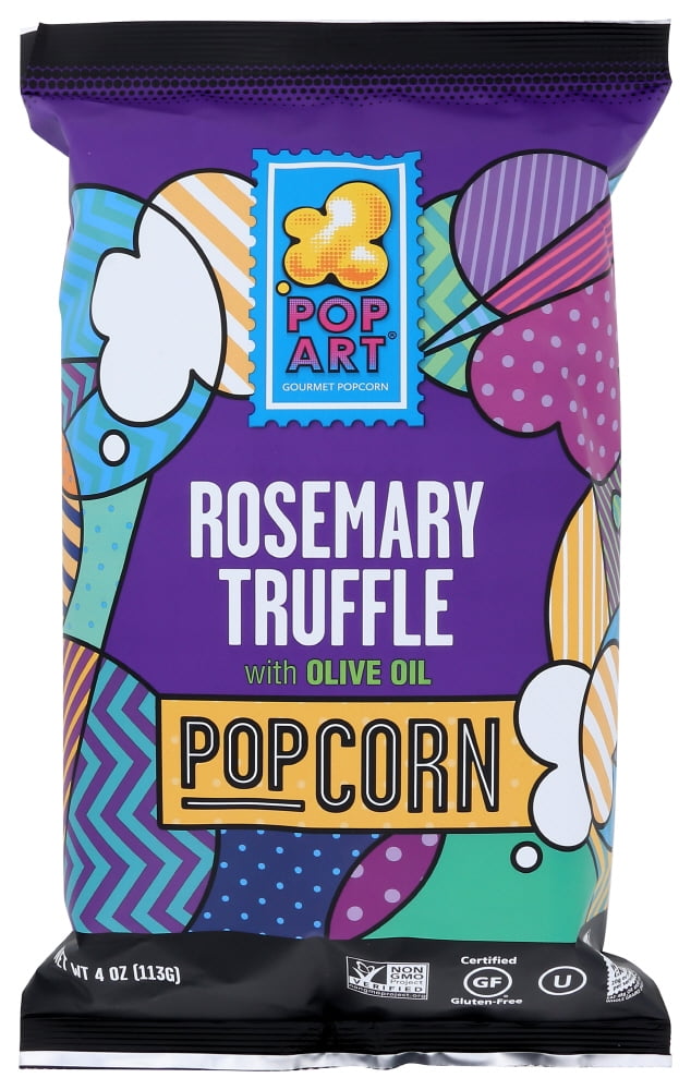 Pop Art Gourmet Popcorn Rosemary Truffle, 4 Oz - Walmart.com