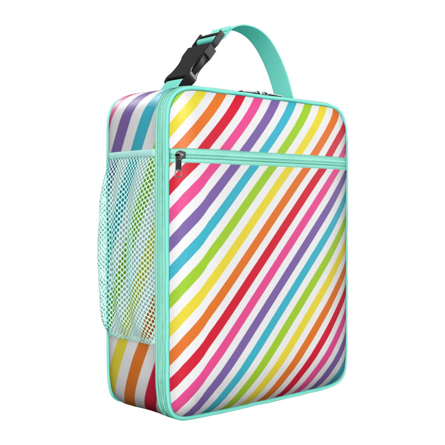 Pop Art Lunch Bag – Fashionable Abstract Design Colorful Modern ...