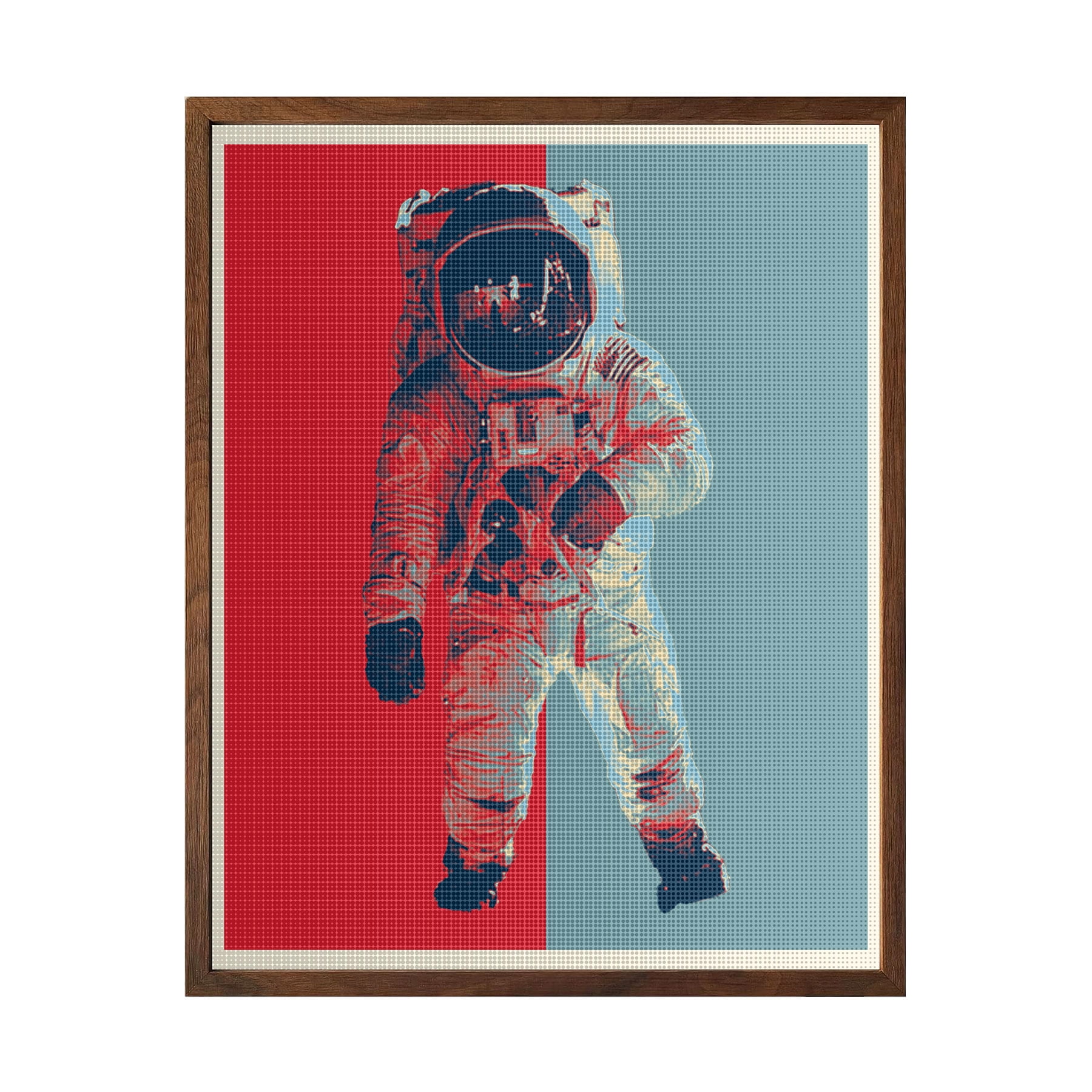 Pop Art Moon Landing Framed Pop Art Wall Decor Street Art For ...