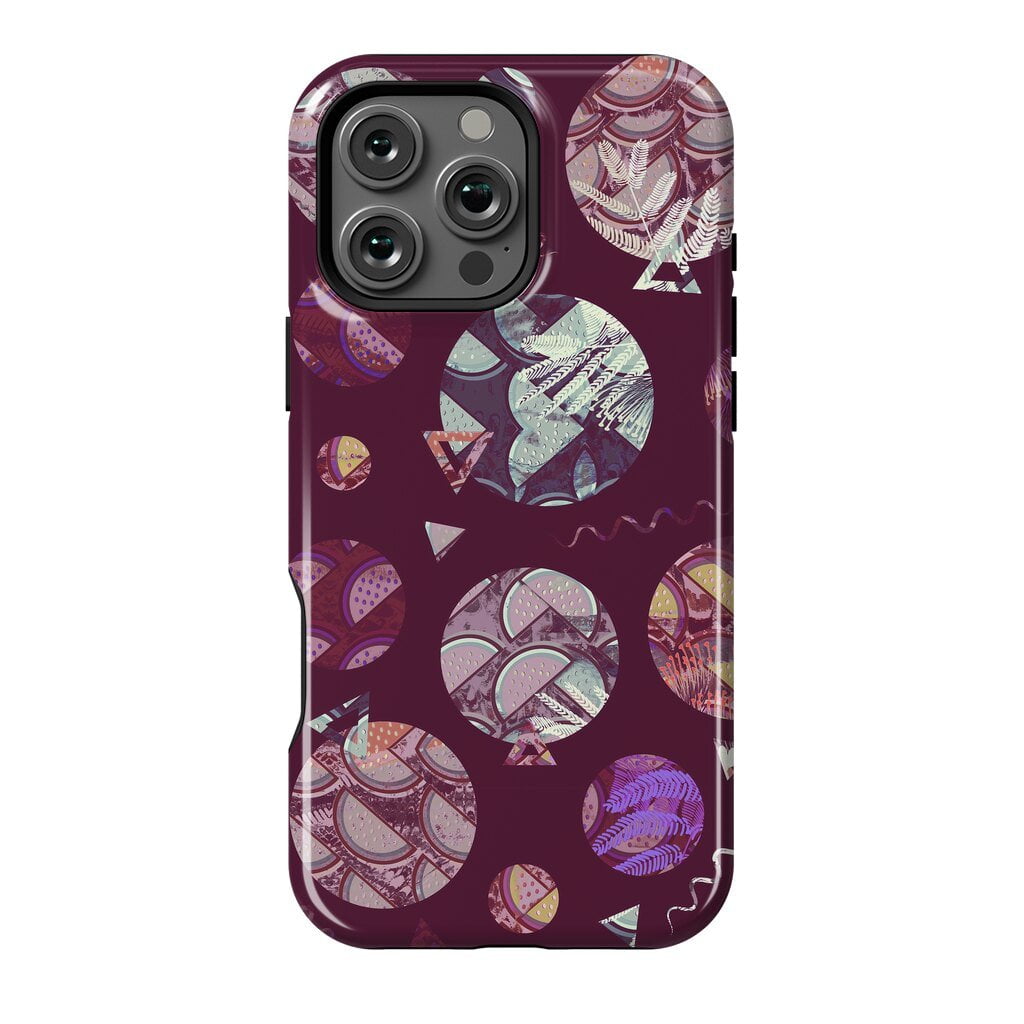 Pop Art Watermelon Geo Circle Phone Case for iPhone 11 12 13 14 15 16 ...