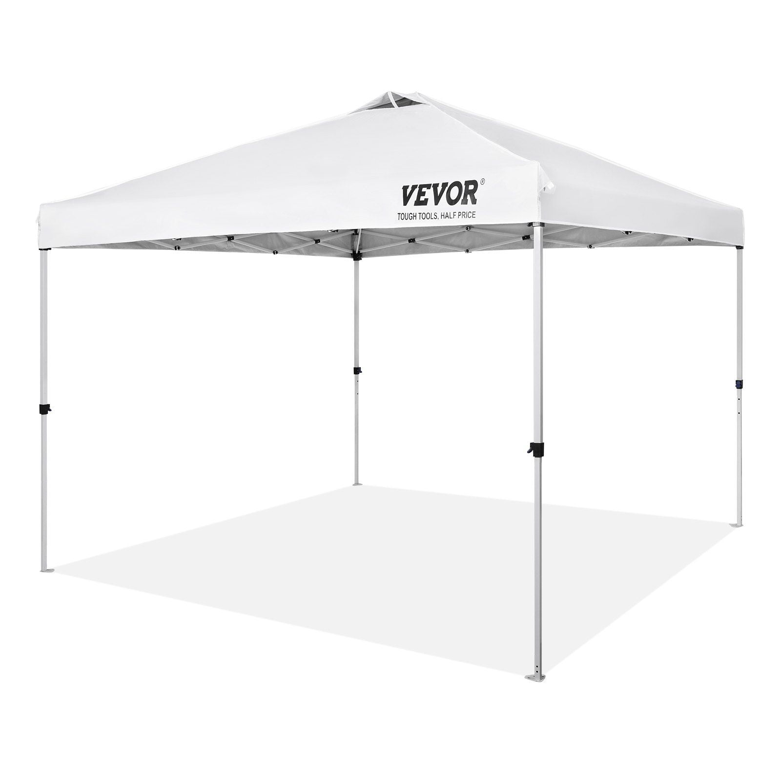 Pop Up Canopy Tent, 10 x 10 ft, 250 D PU Silver Coated Tarp, with ...
