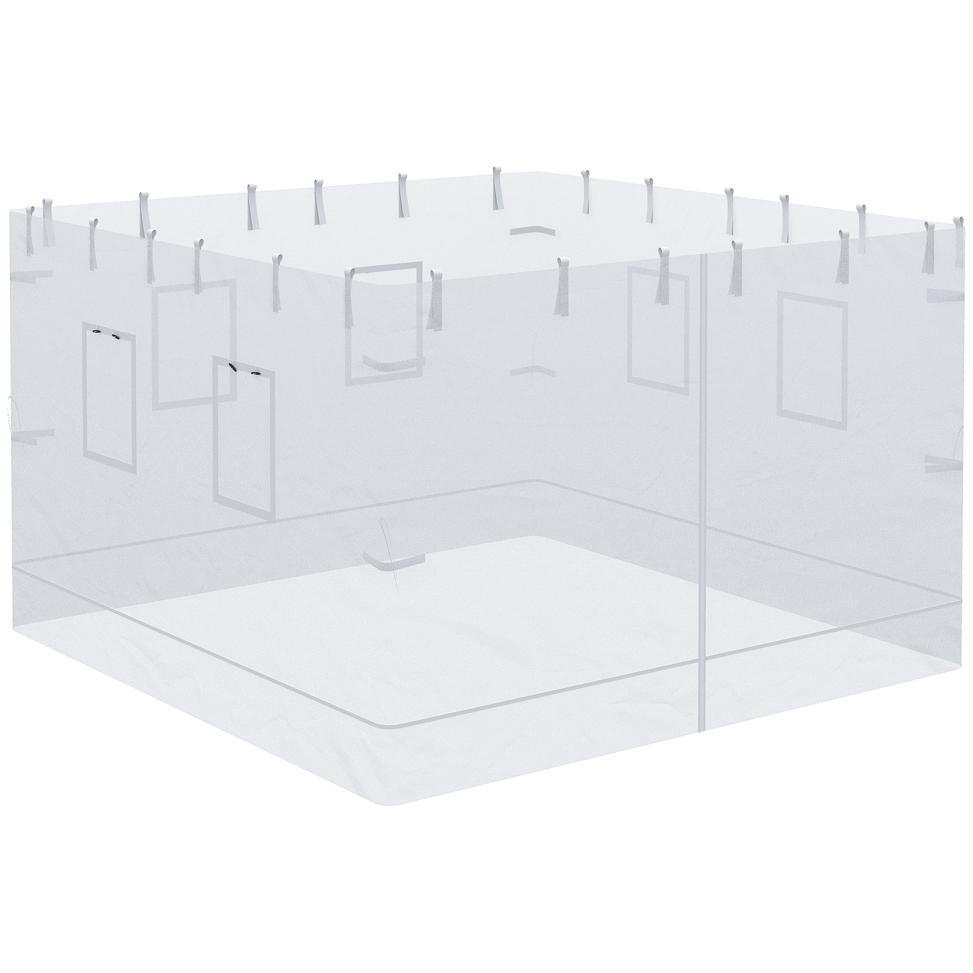 Pop Up Canopy Walls,Universal Replacement Netting,Set Of 4 Mesh Screen ...