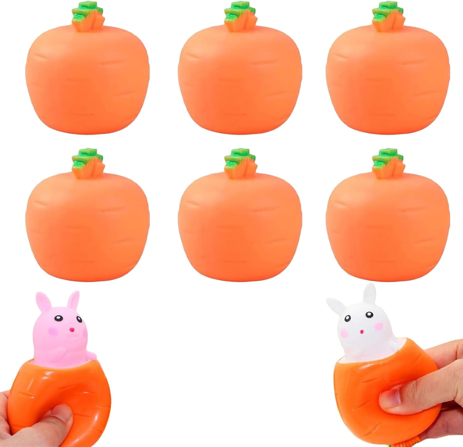 Pop Up Carrot Bunny, 2025 New Pop Up Bunny Toy, Easter Carrot Rabbit ...