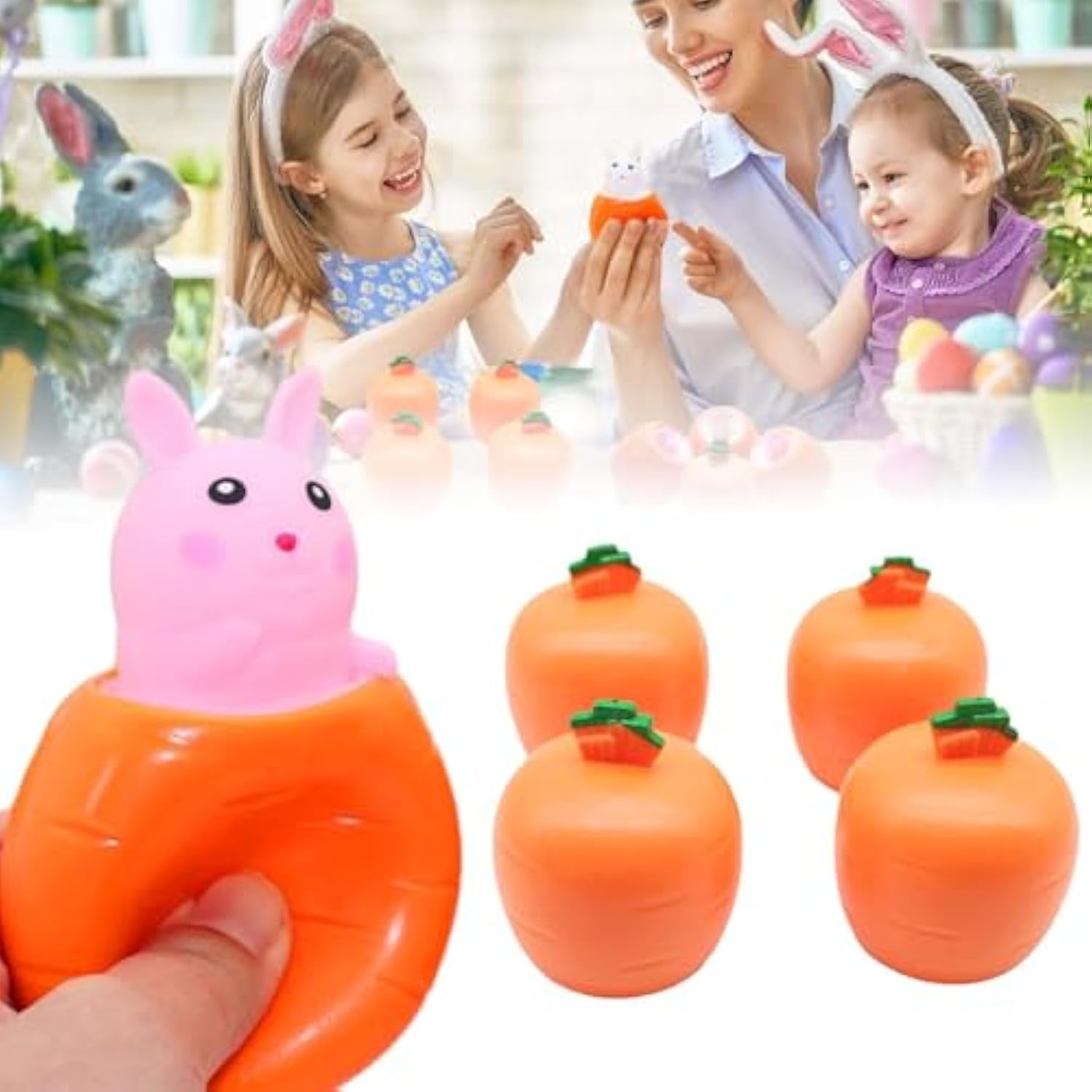 Pop Up Carrot Bunny, Popup Carrot Bunny, Pop Up Bunny, Bunny Squishy ...