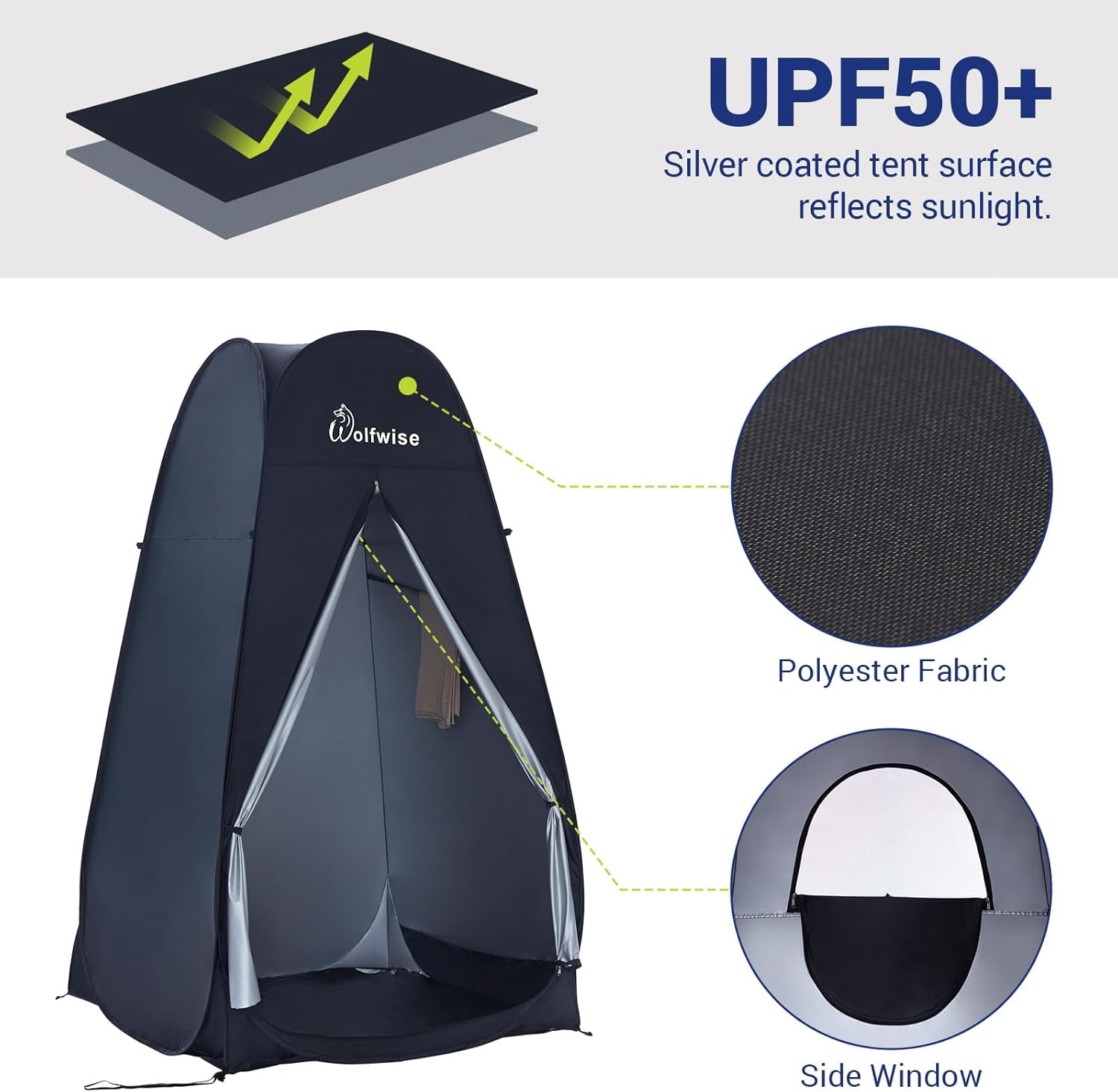 Pop Up Changing Tent for Beach, Camping Portable Shower Tents, Outdoor ...