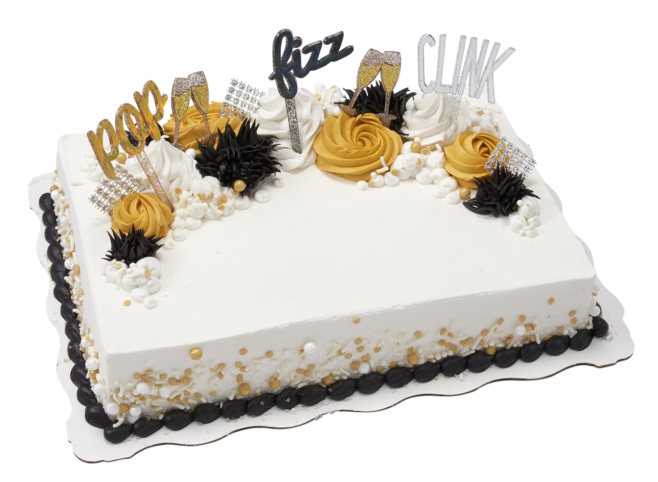 Pop, Clink, Fizz Sheet Cake - Walmart.com