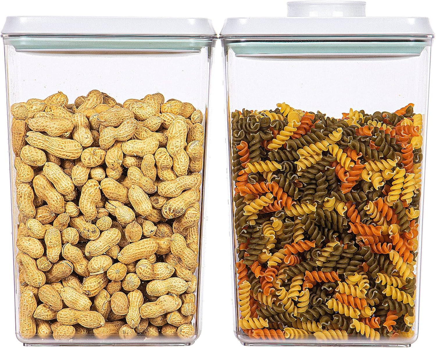 Pop Container Sets, 2-Piece Large Airtight Food Storage Containers, BPA ...