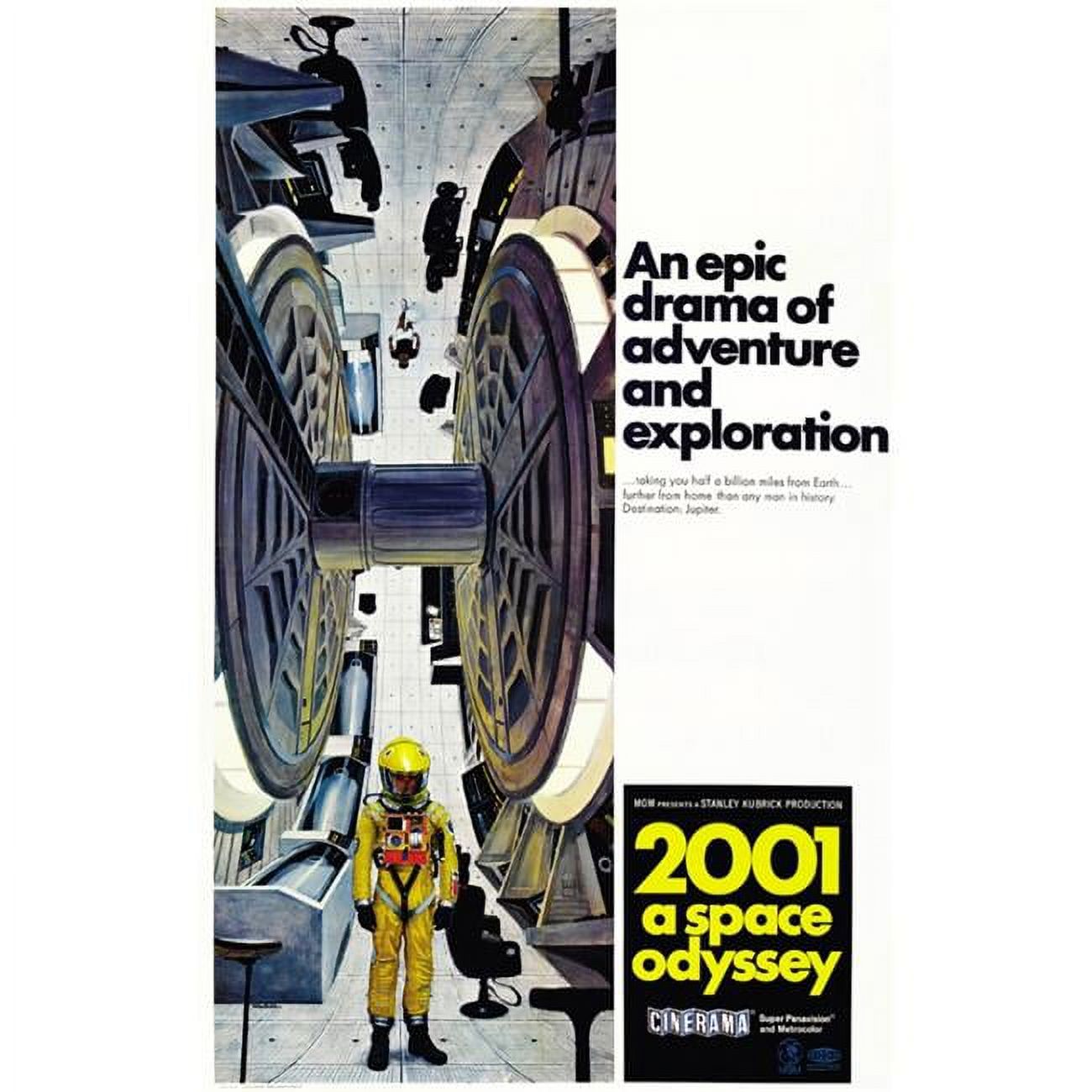 Pop Culture Graphics 2001 - A Space Odyssey Movie Poster Print, 27 x 40 ...