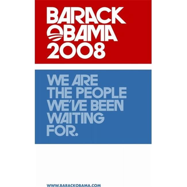 Pop Culture Graphics Barack Obama - Red White & Blue Campaign Poster ...