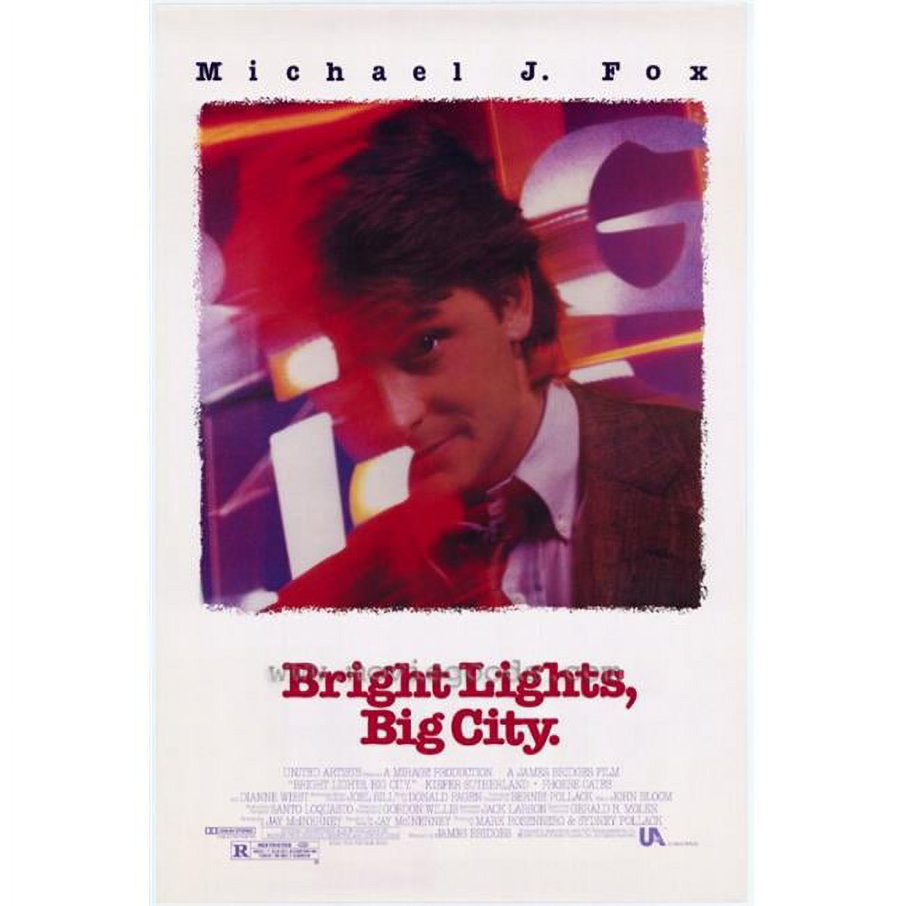 Pop Culture Graphics Bright Lights Big City Movie Poster Print - 27 x ...