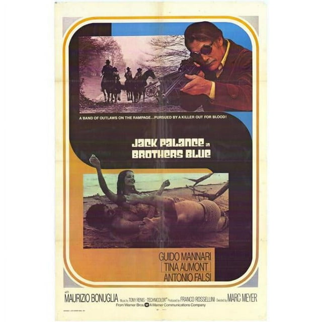 Pop Culture Graphics Brothers Blue Movie Poster, 11 x 17 - Walmart.com