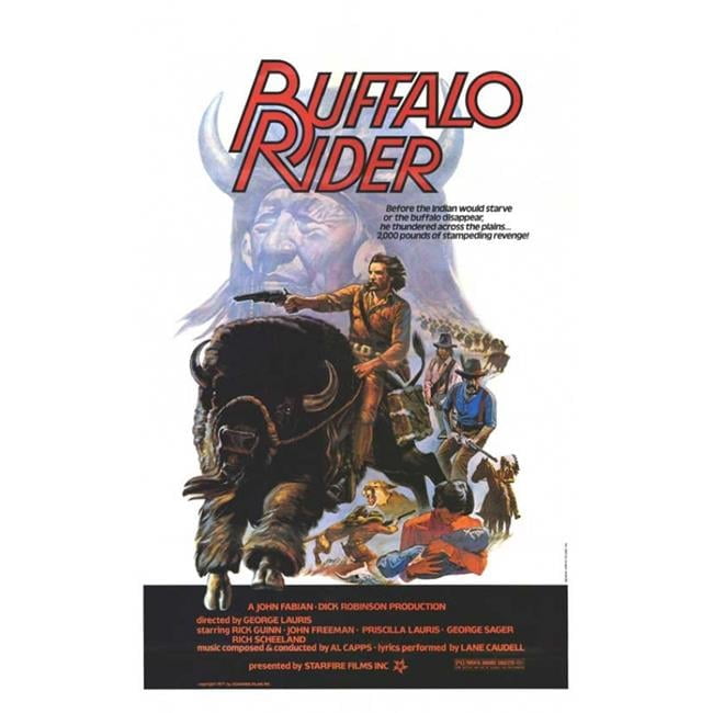 Pop Culture Graphics Buffalo Rider Movie Poster, 11 x 17 - Walmart.com