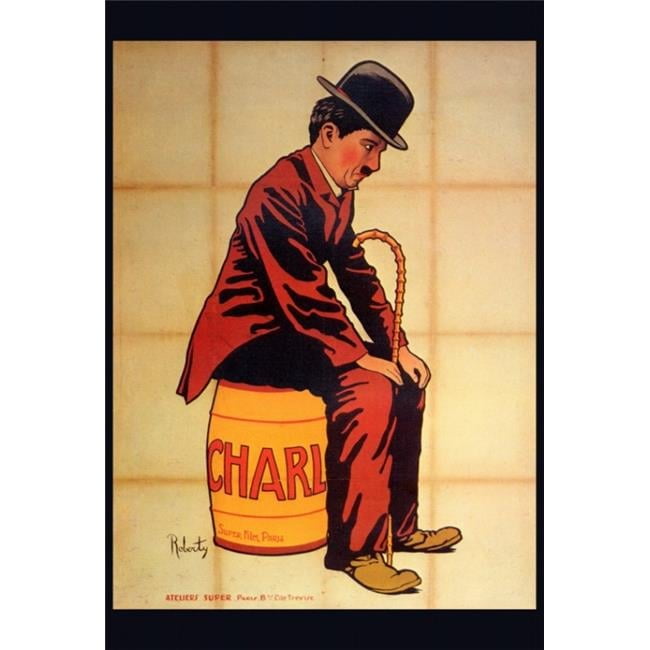 Pop Culture Graphics Charlie Chaplin Movie Poster Print - 27 x 40 ...