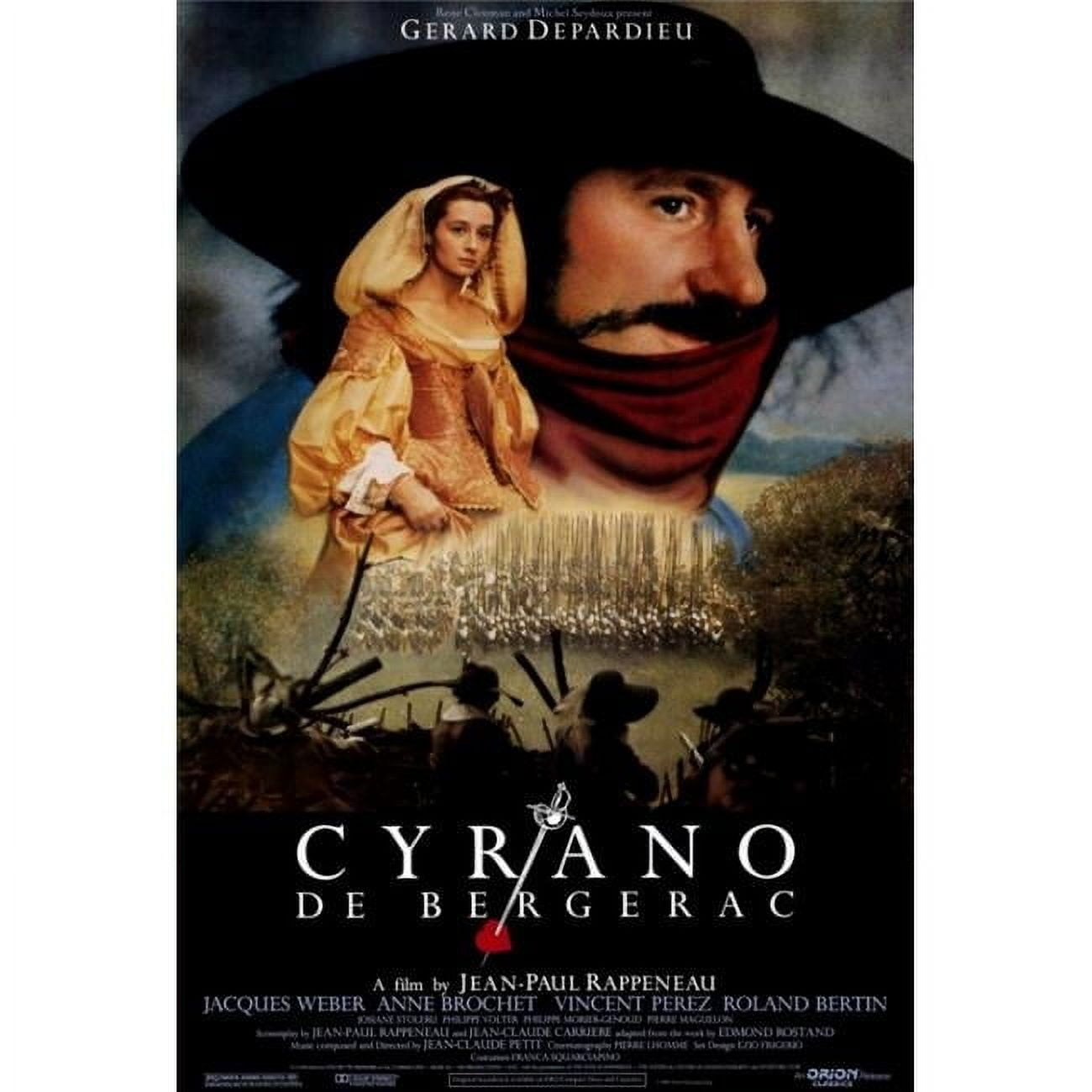 Pop Culture Graphics Cyrano De Bergerac Movie Poster Print - 27 x 40 ...